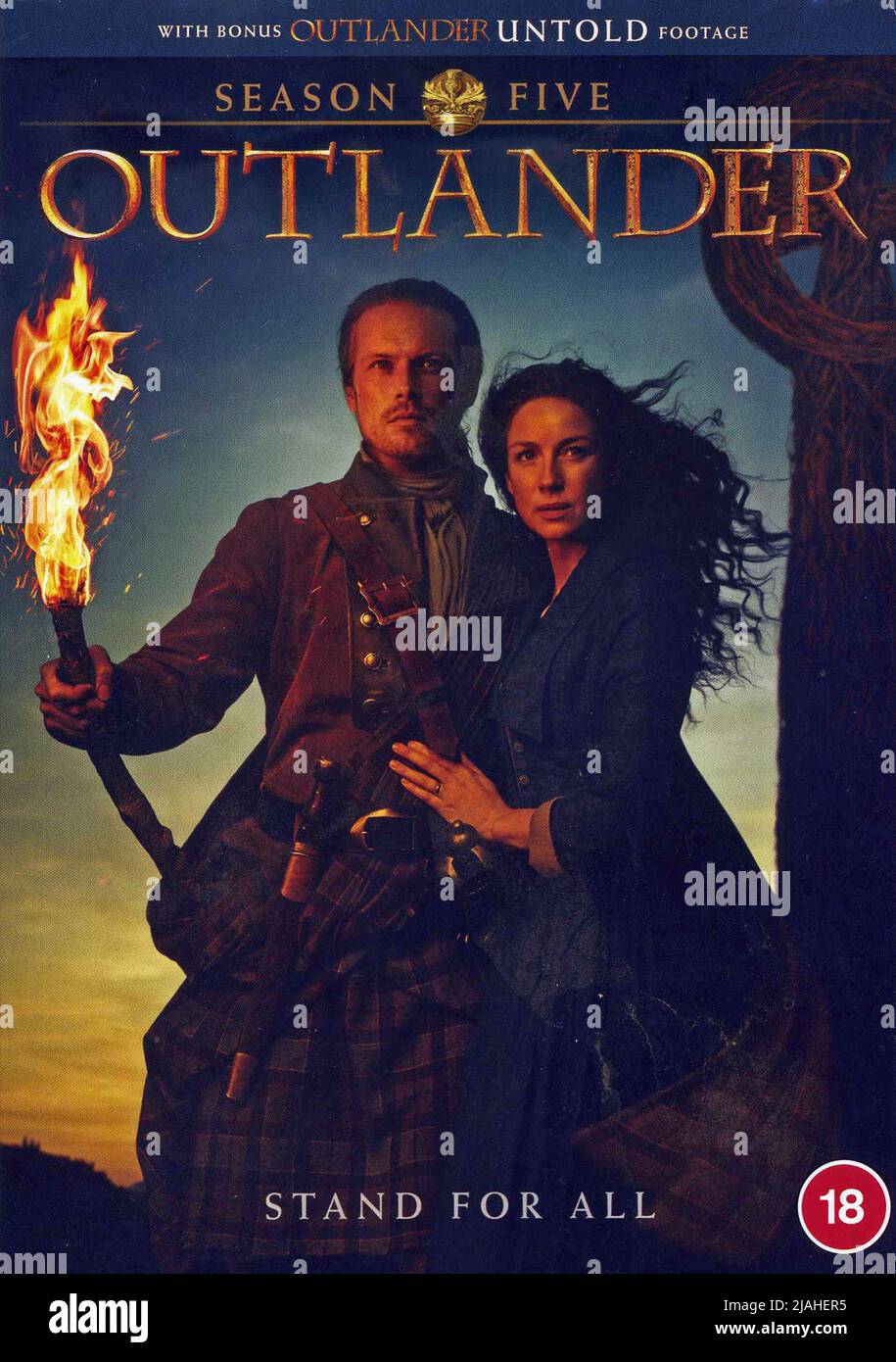 DVD Cover. "Outlander: Stand for All". Season Five Stock Photo - Alamy