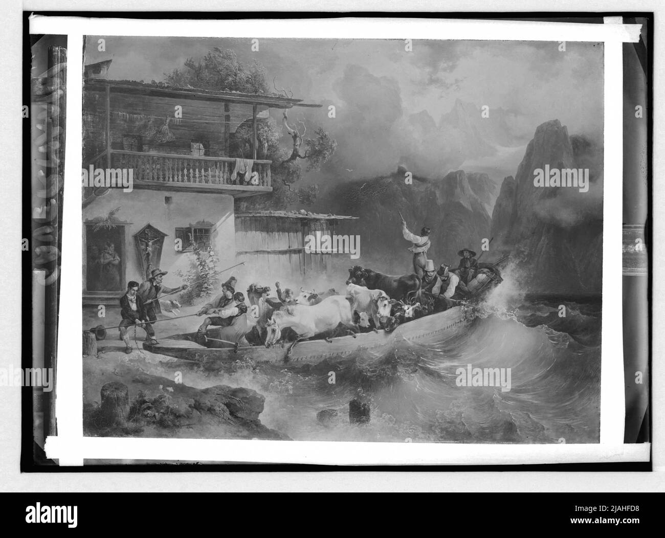 Alpine mountainous Black and White Stock Photos & Images - Alamy