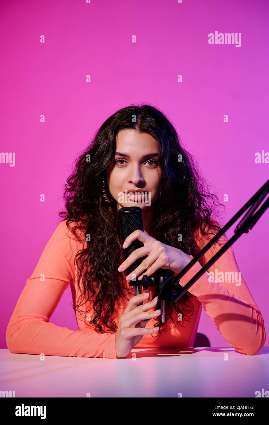 Female asmr hi-res stock photography and images - Alamy