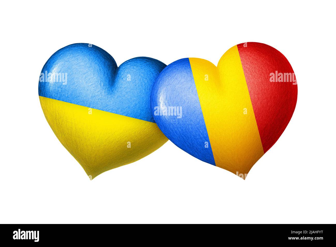 Love romania symbol heart flag hi-res stock photography and images - Alamy