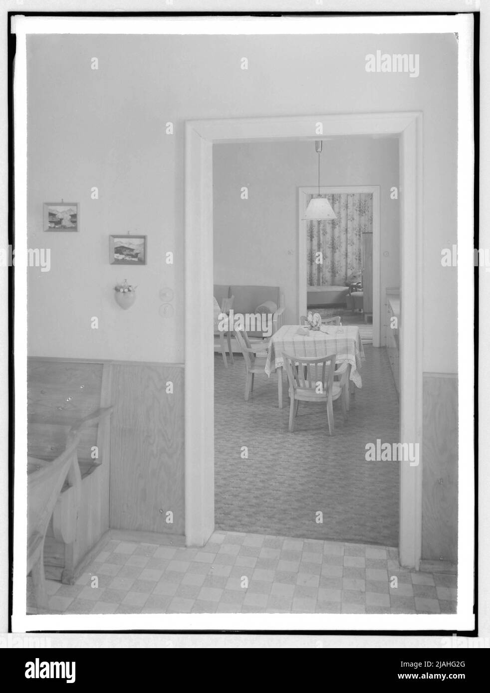 Kitchen and dining room (apartment baker Josef Schrott, 15th ...