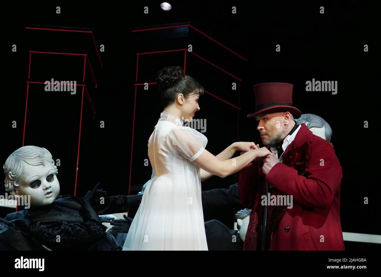 April 19, 2022. - Russia, Moscow. - Moscow Academic Satire Theatre ...