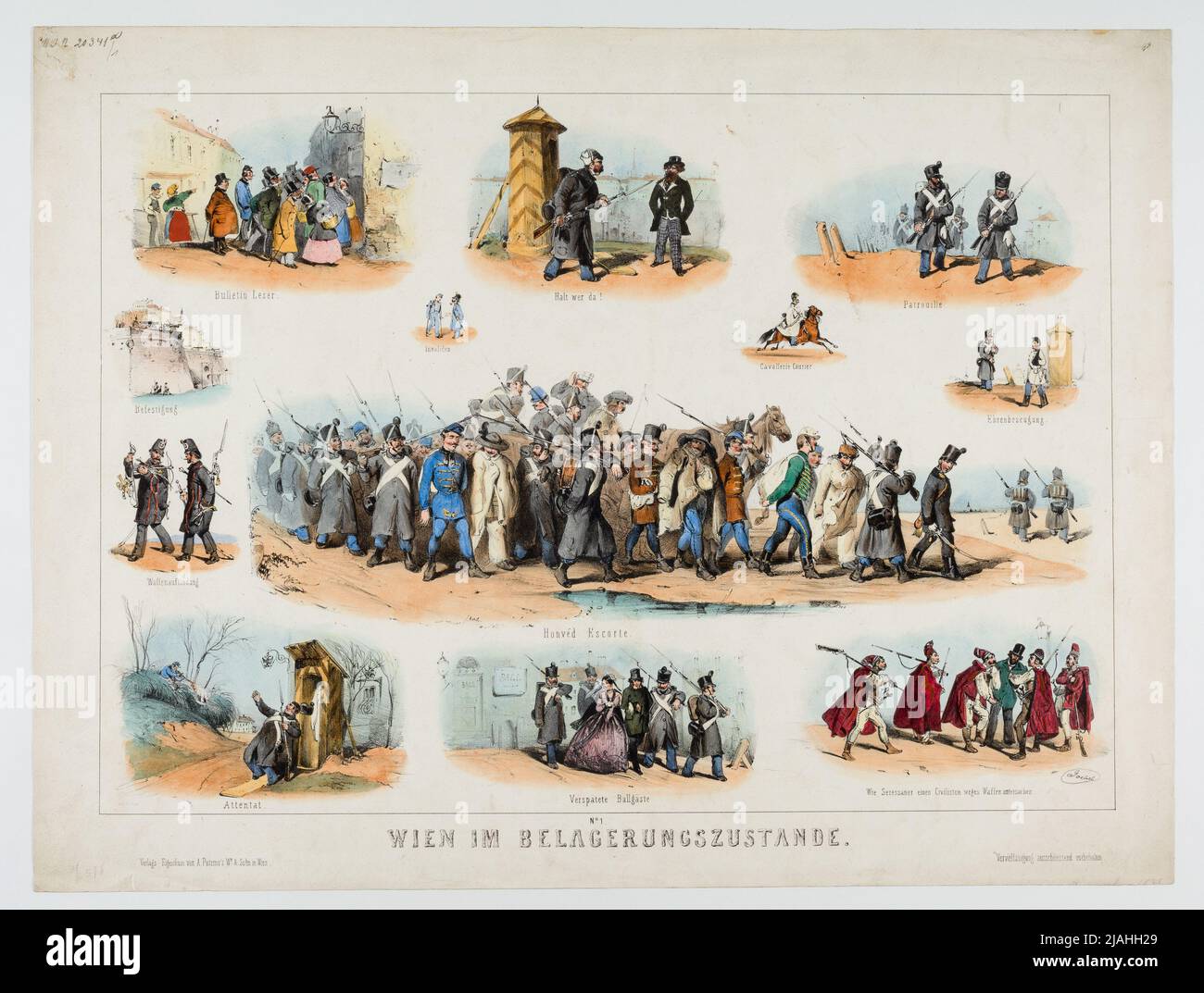 "Vienna in the siege. / No. 1.". Carl Anton Goebel (also Göbel) (1824 ...