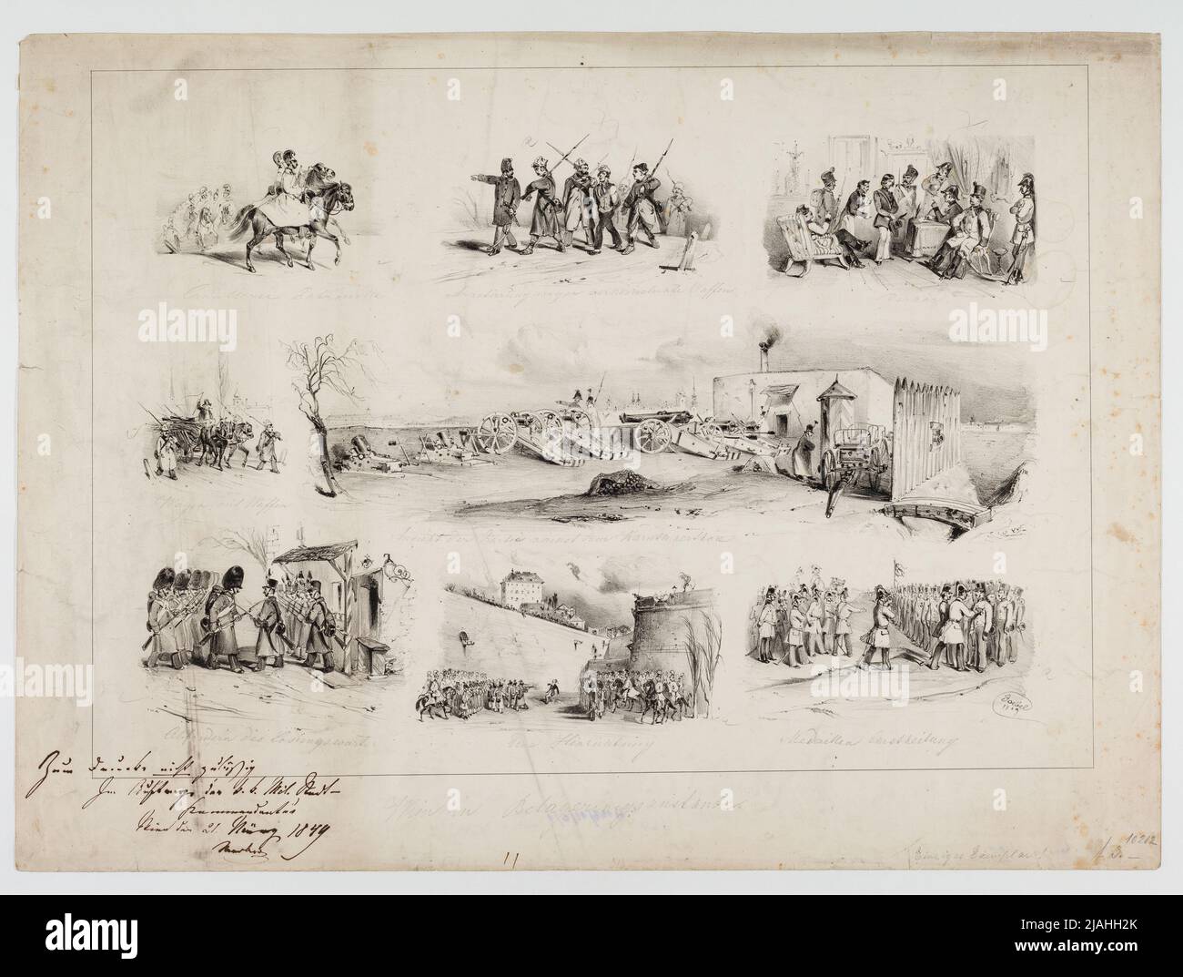 "Vienna in the siege." (No. 2) (copy before the writing with censorship ...