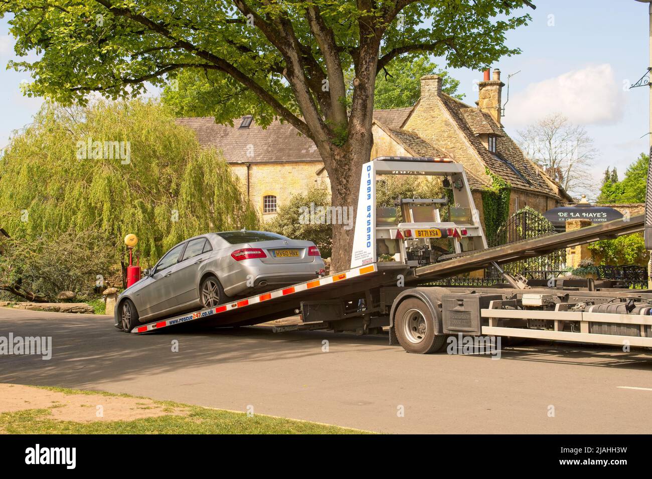 Bourton-On-The-Water Cotswolds England UK Roadside Recovery Vehicle ...