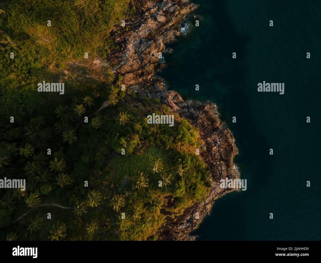 Water cliff phuket aerial view hi-res stock photography and images - Alamy