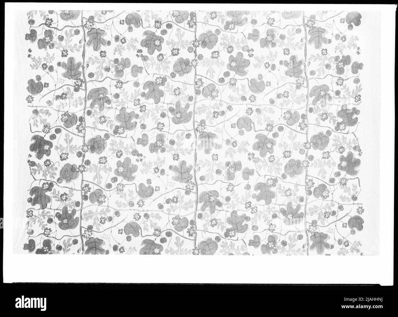 Fabric pattern for "house and garden Stock Photo - Alamy