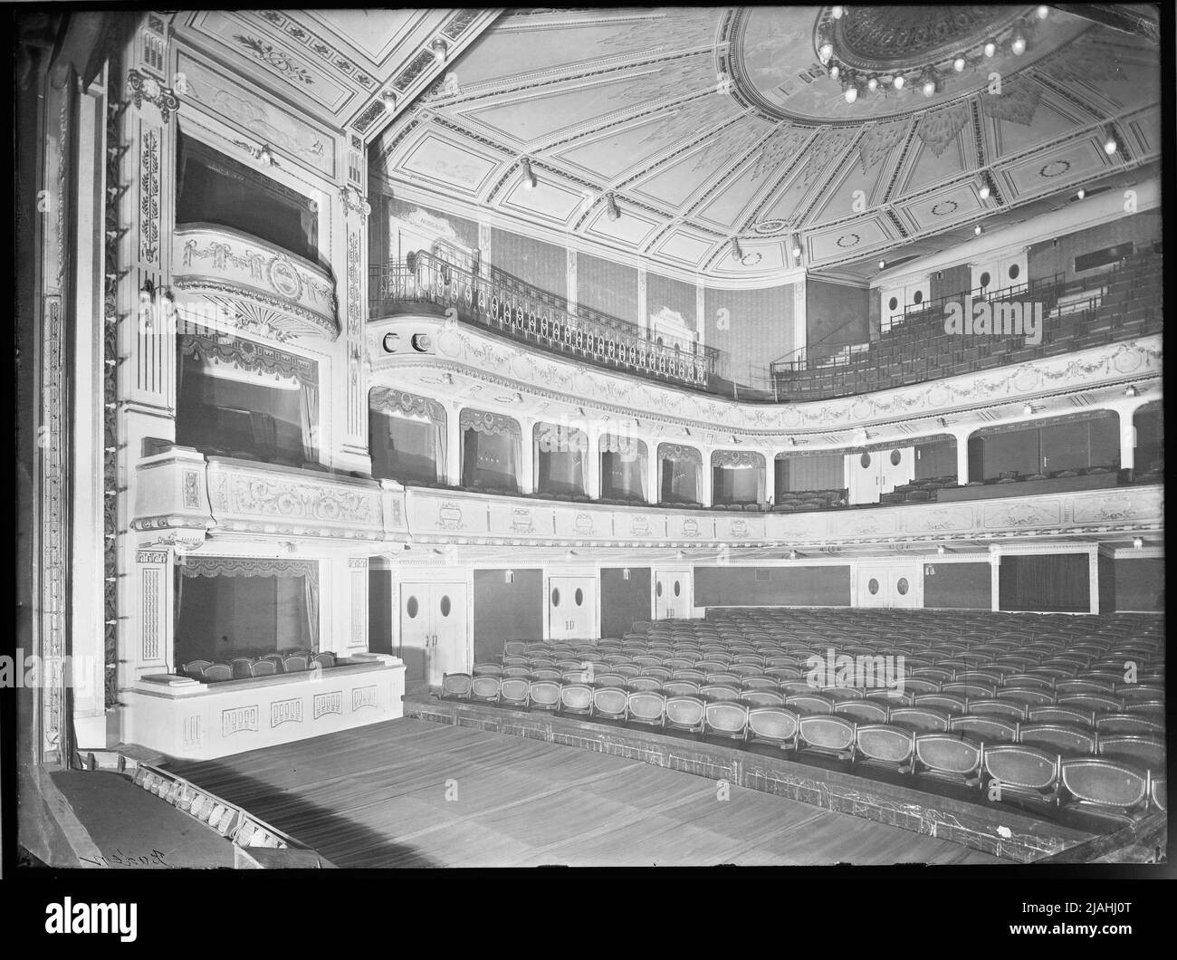 City theater in Baden near Vienna, auditorium Stock Photo - Alamy