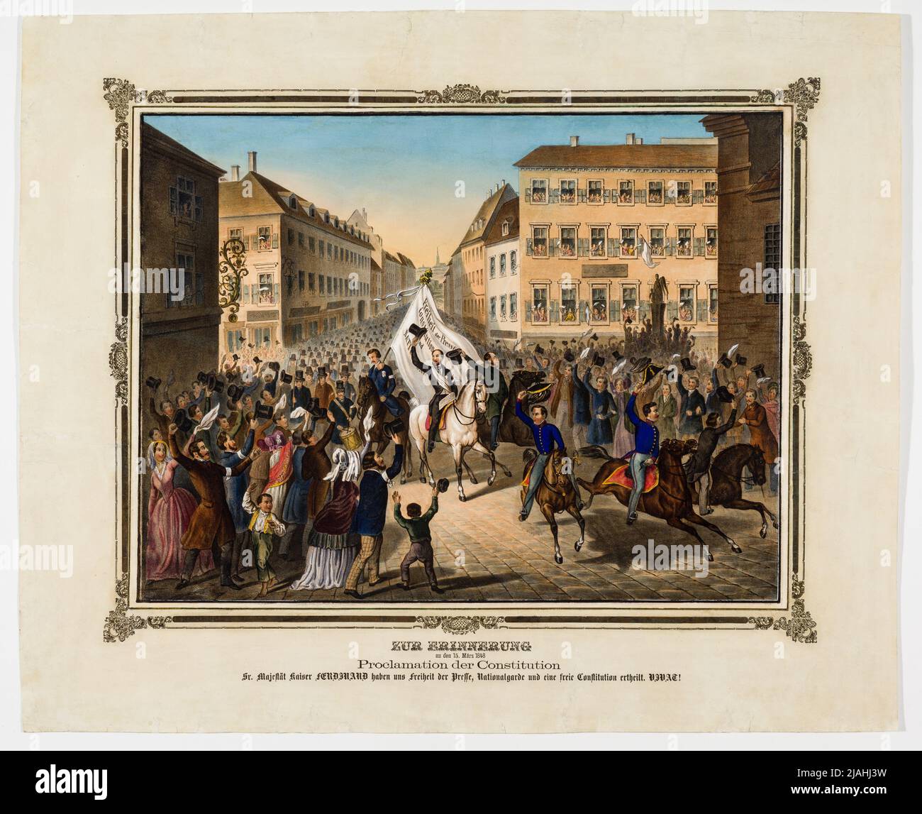 "In memory / March 15, 1848 / proclamation of the constitution ...