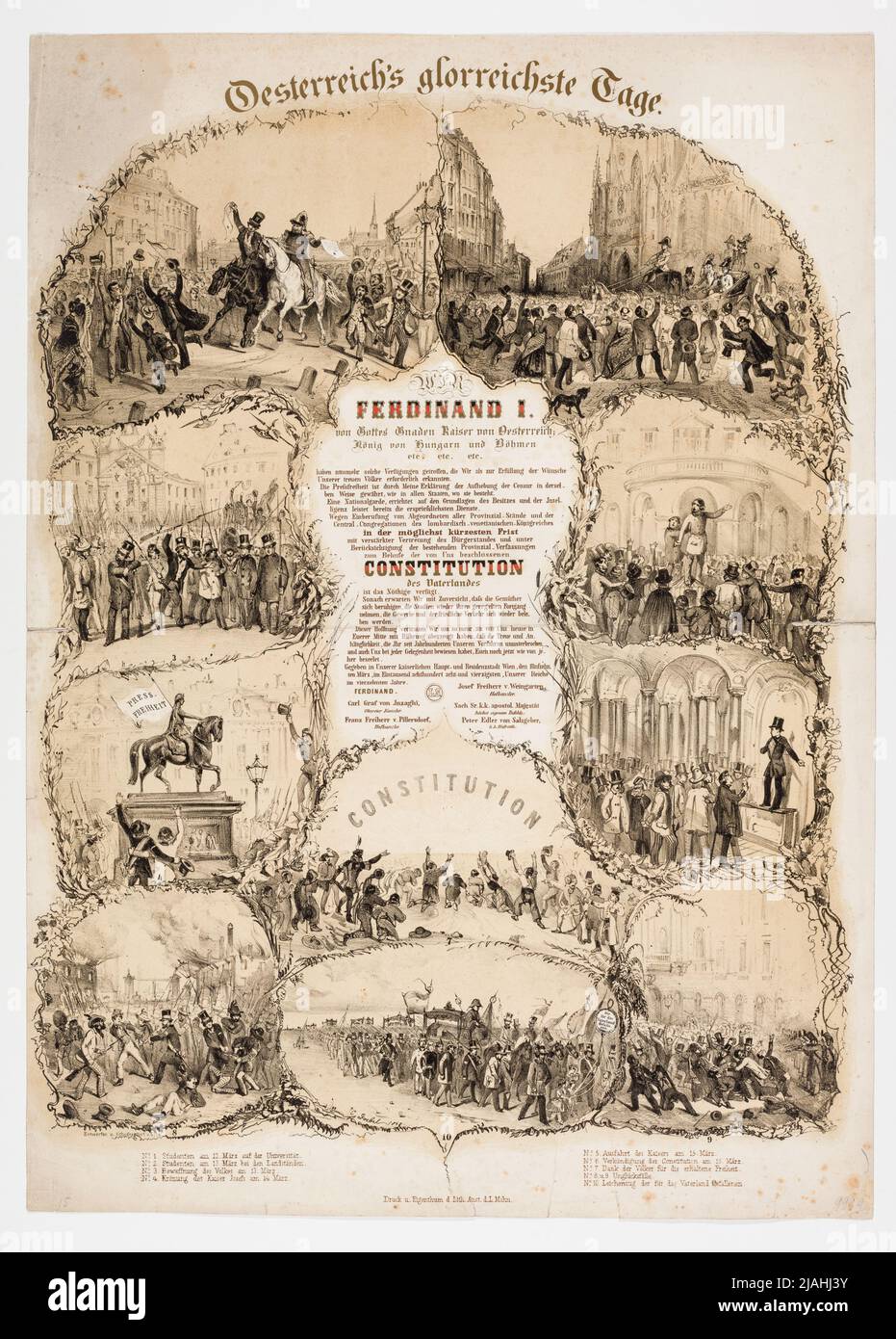 "Austria's most glorious days." (The text of the proclamation of ...