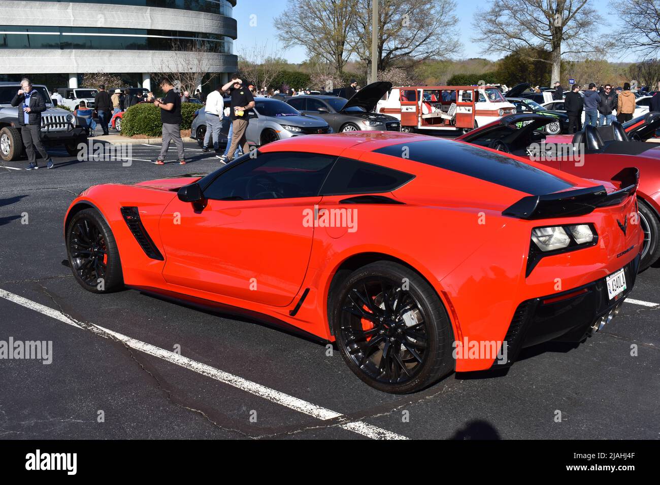 Red chevrolet corvette z06 hi-res stock photography and images - Alamy