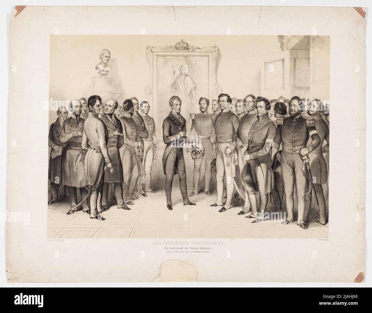 "Austria's Wendepunct. / The abdication of Prince Metternich." (on ...