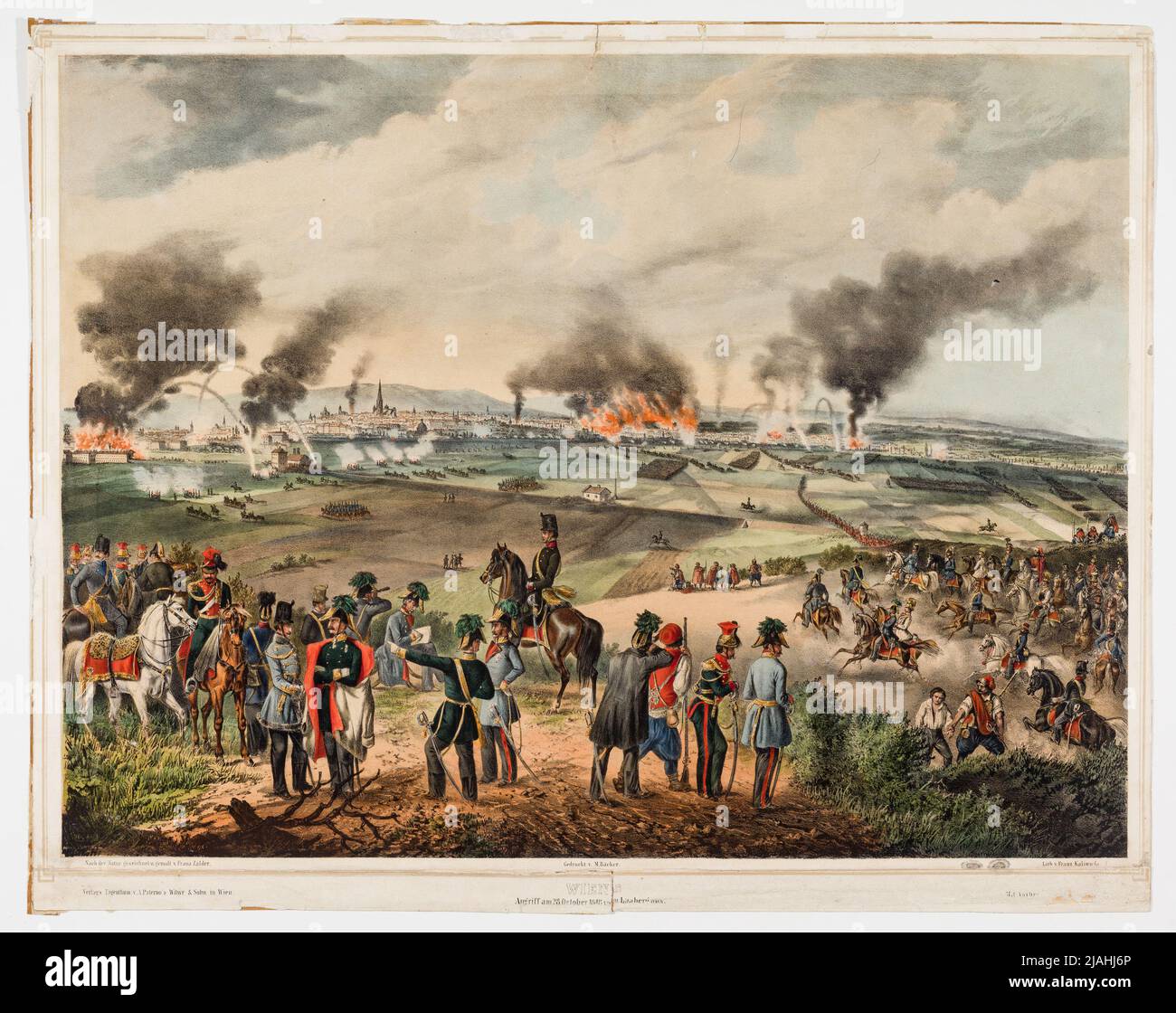 Vienna's / attack on October 28th from Laaberg .. Franz Kaliwoda ...