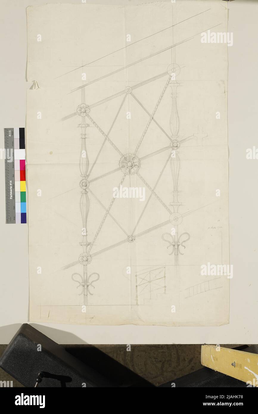 Haus Hollitzer, Vienna 9, Rooseveltplatz 10 - Ferstelgasse 2, railing ...