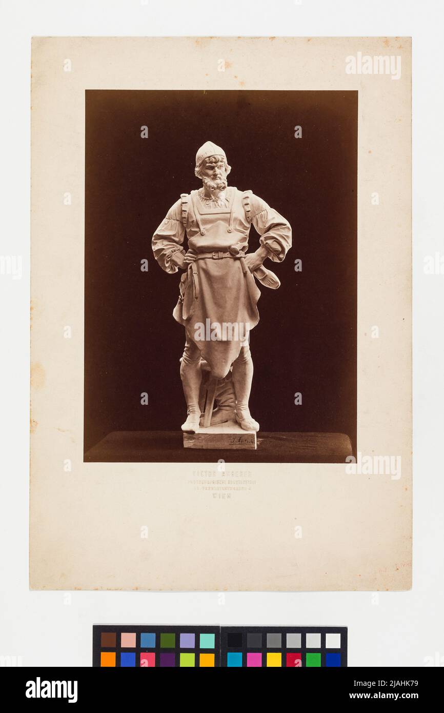 1st, town hall - plastic - "shoemaker" - plaster model for a statue at ...
