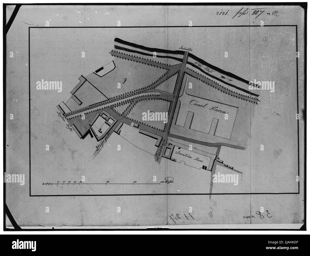 Vienna city plan Cut Out Stock Images & Pictures - Alamy