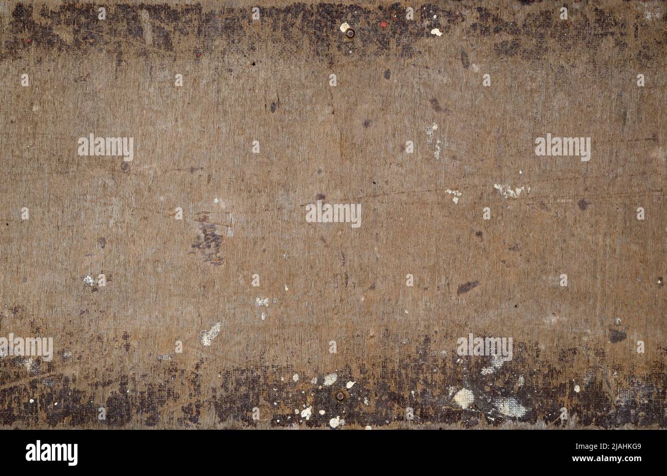 Old, weathered, dirty and messy plywood background. Front view ...
