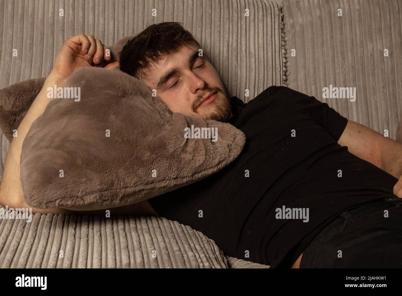 Student sleeping sofa hi-res stock photography and images - Alamy