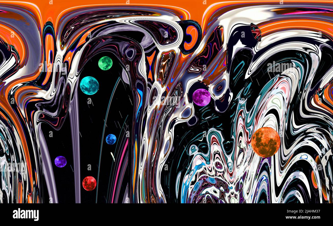 COSMIC MOON: RAPTURE- The seven members of the lunar body fleet in ...