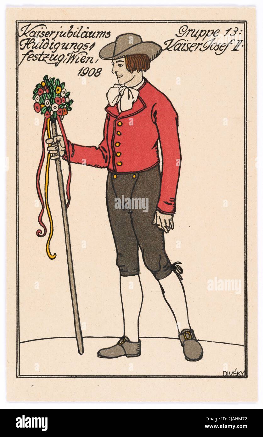 Postcard of the Wiener Werkstätte No. 171: Emperor anniversary Festival ...