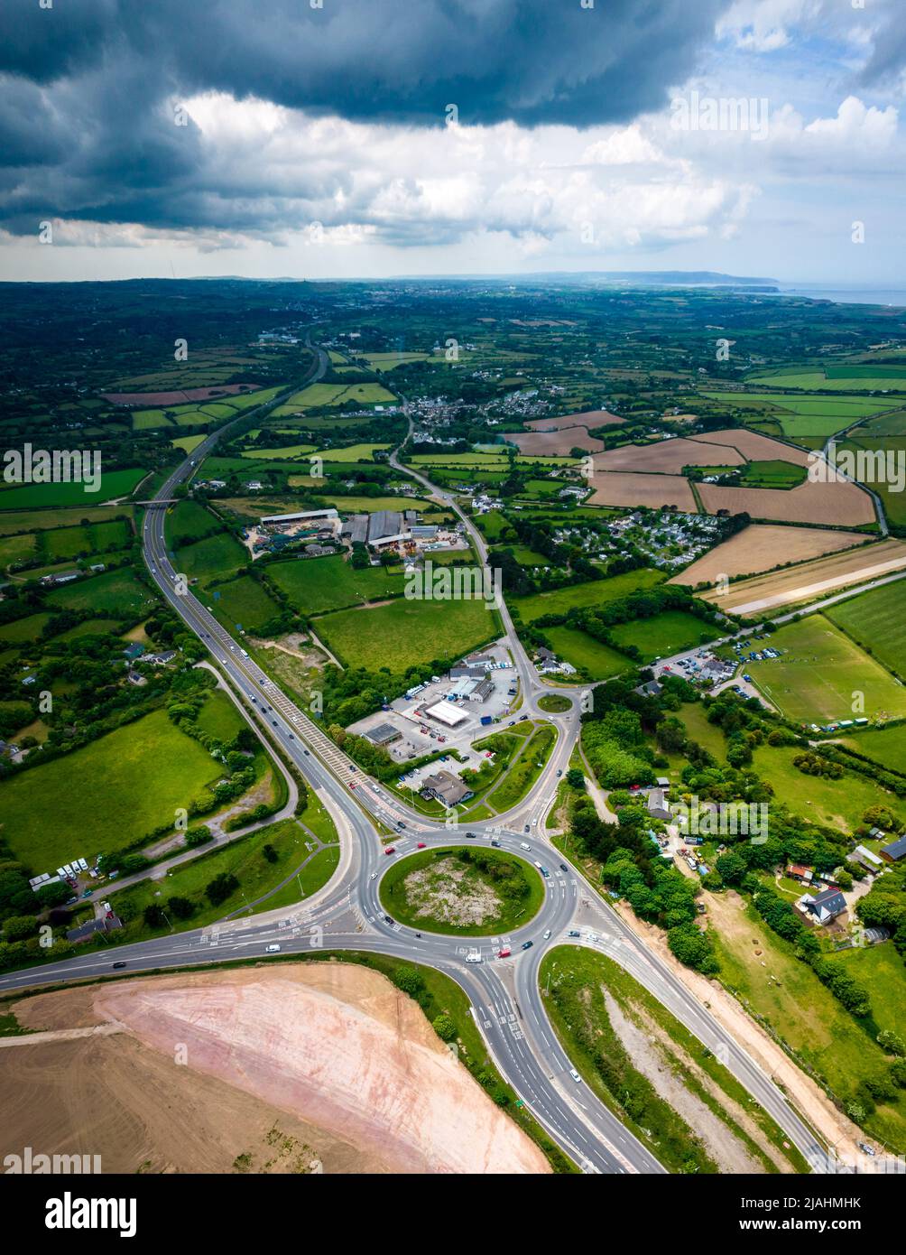 Chiverton roundabout hi-res stock photography and images - Alamy