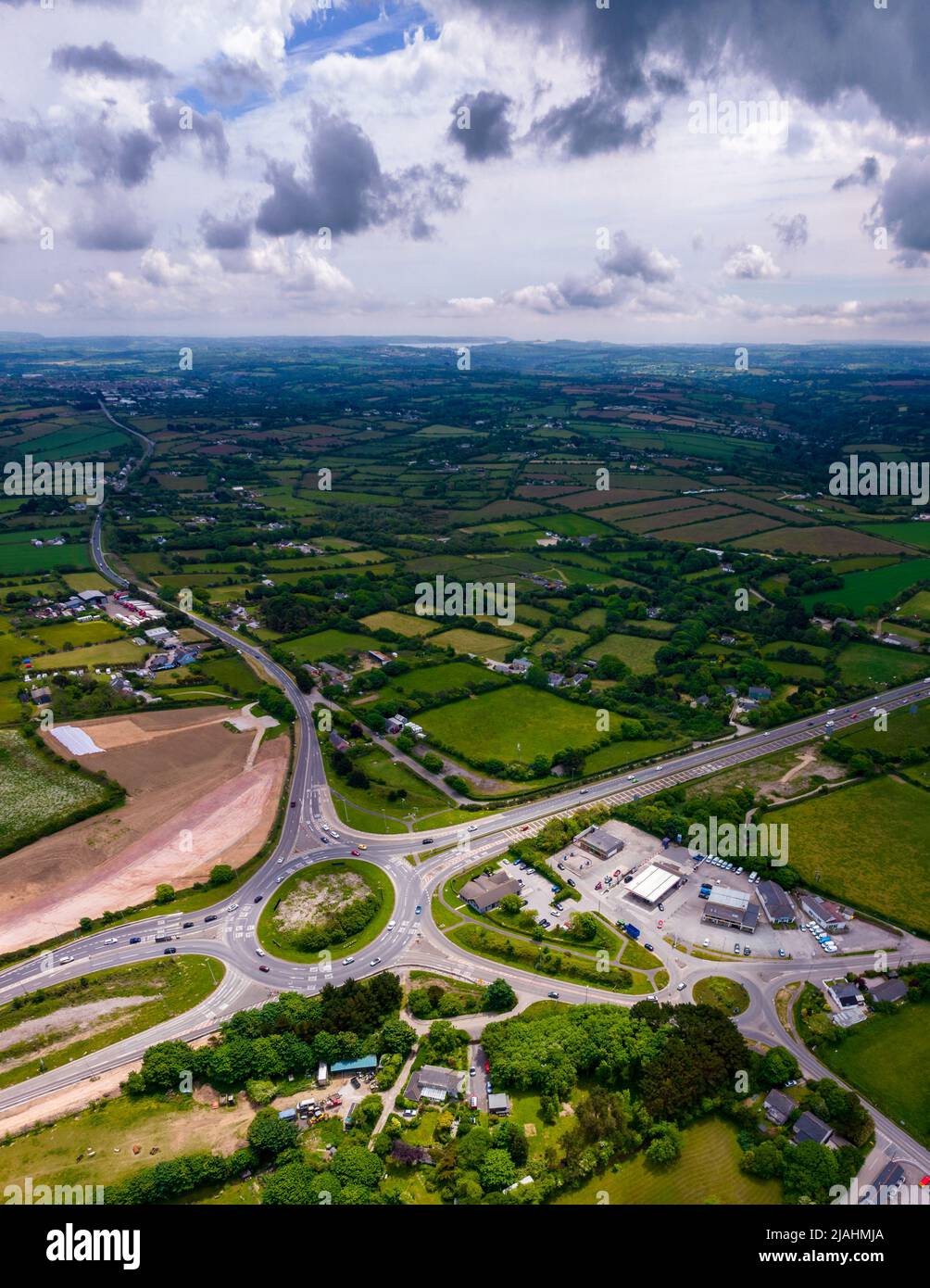 Chiverton roundabout hi-res stock photography and images - Alamy