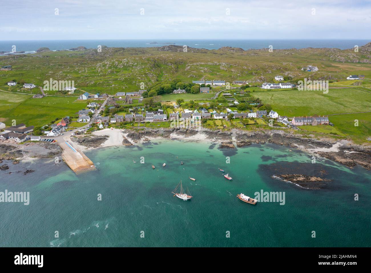 St ronans bay iona aerial view hi-res stock photography and images - Alamy