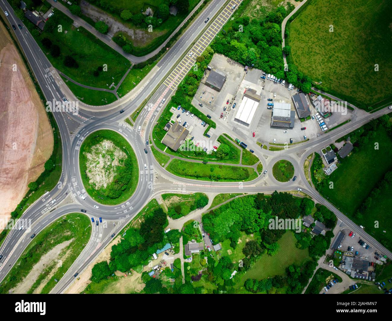 Chiverton roundabout hi-res stock photography and images - Alamy