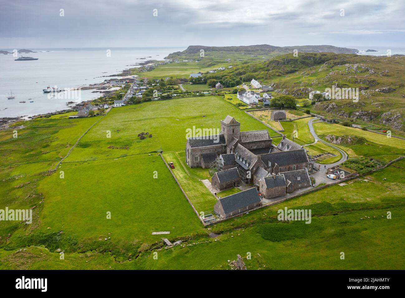 Iona island aerial hi-res stock photography and images - Alamy