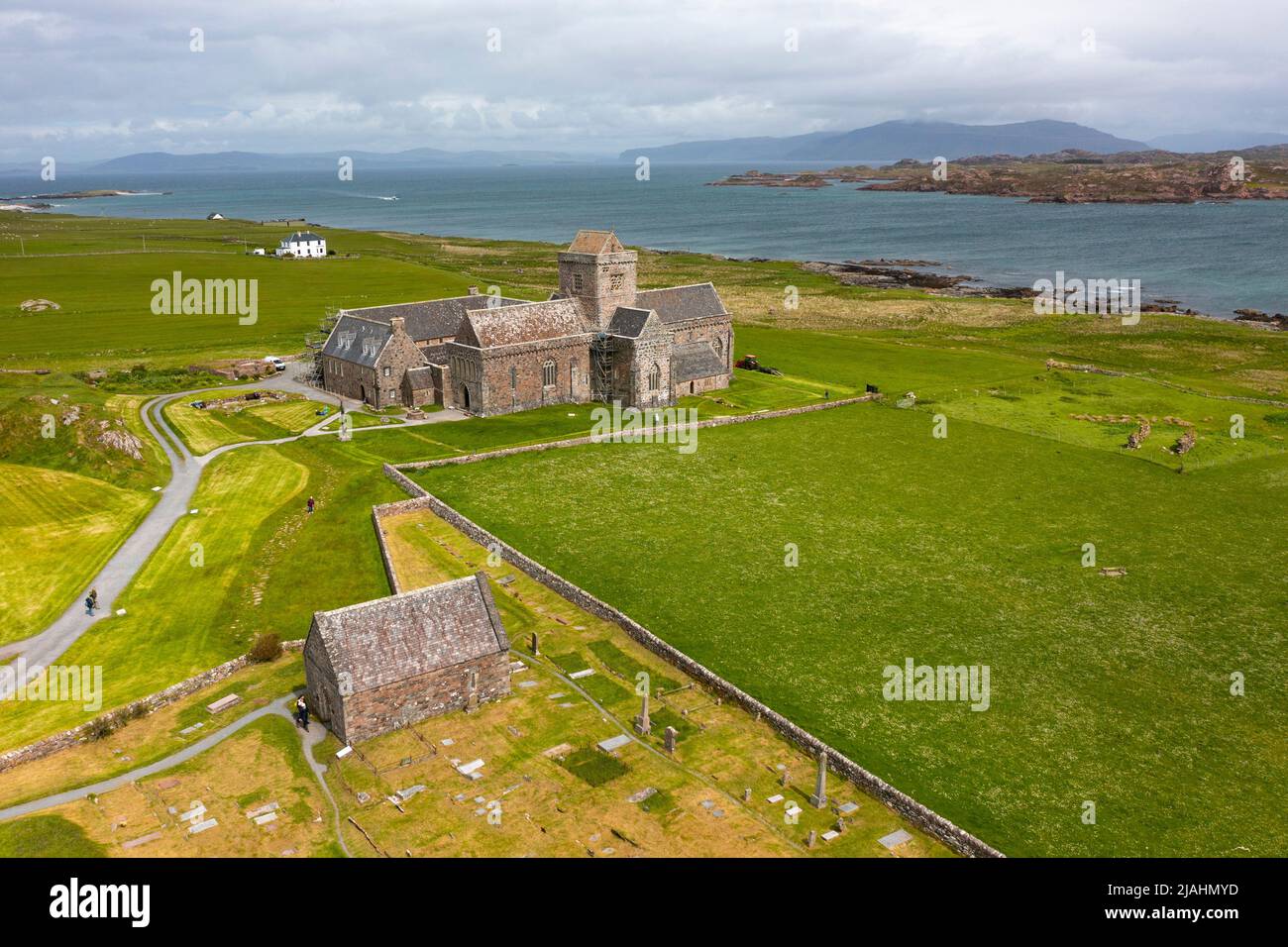 Iona island aerial hi-res stock photography and images - Alamy