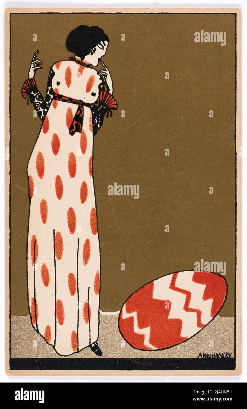 Postcard of the Wiener Werkstätte No. 792: Easter card. Arnold ...