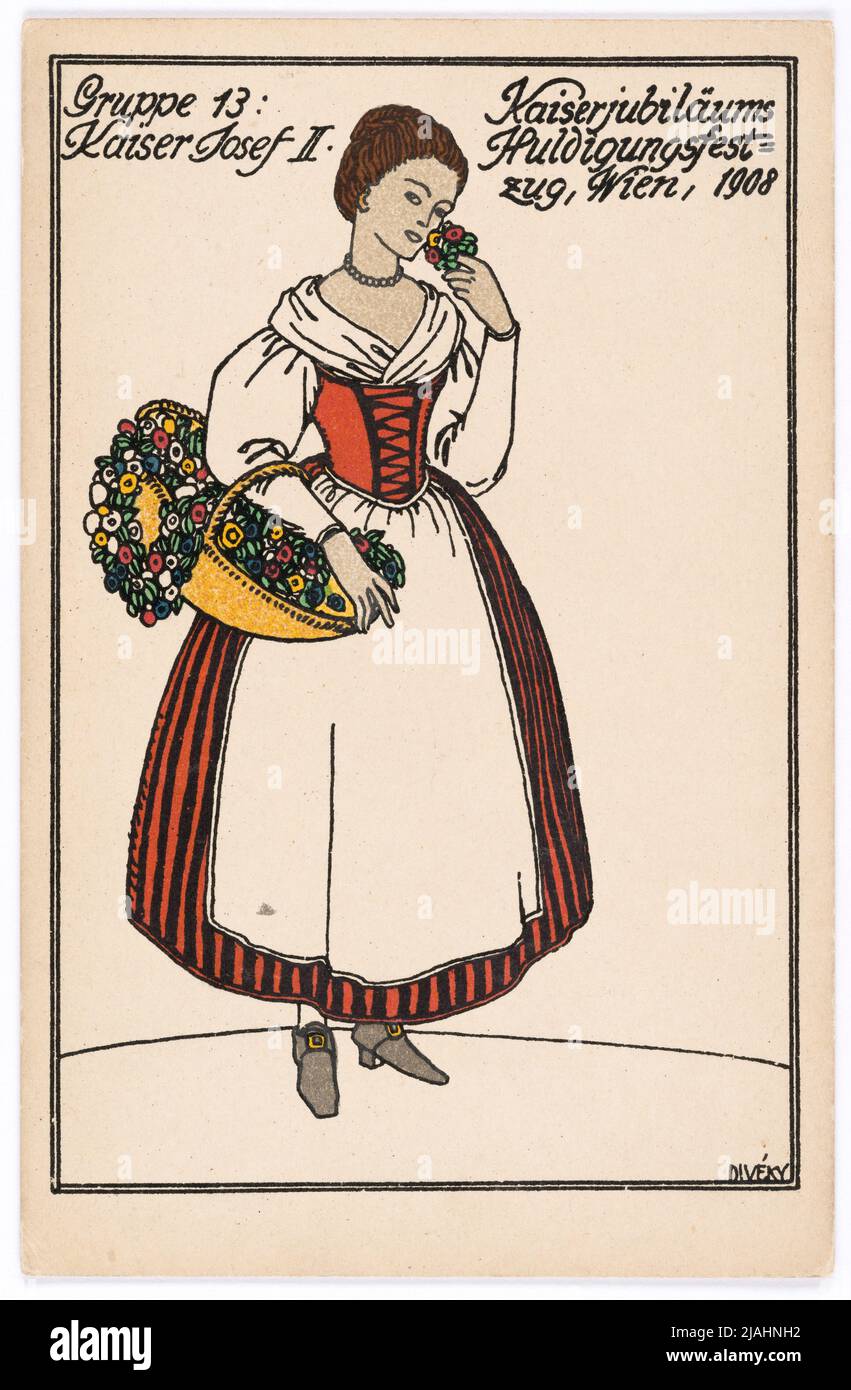 Postcard of the Wiener Werkstätte No. 183: Emperor's anniversary ...