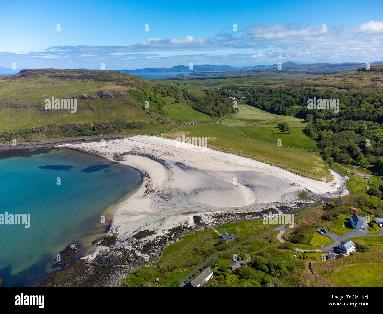 Calgary beach mull aerial hi-res stock photography and images - Alamy