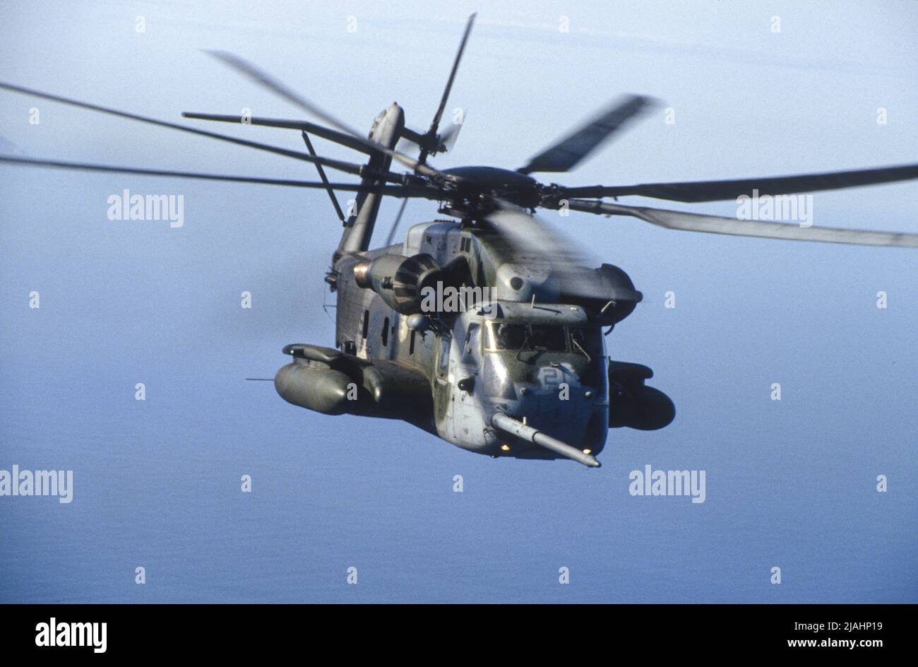 USMC CH53E Super Stallion in flight Stock Photo - Alamy