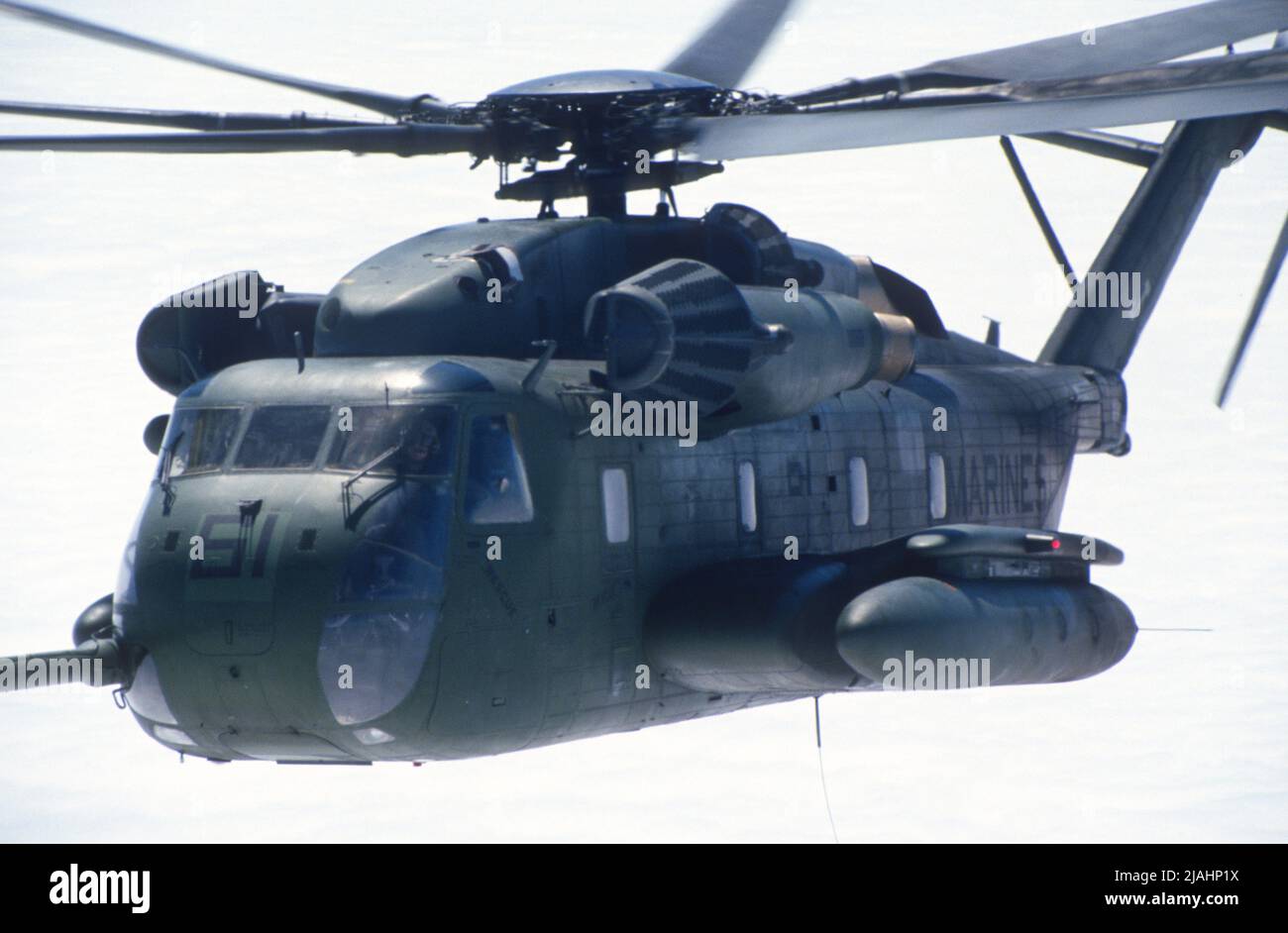 USMC CH53E Super Stallion in flight Stock Photo - Alamy