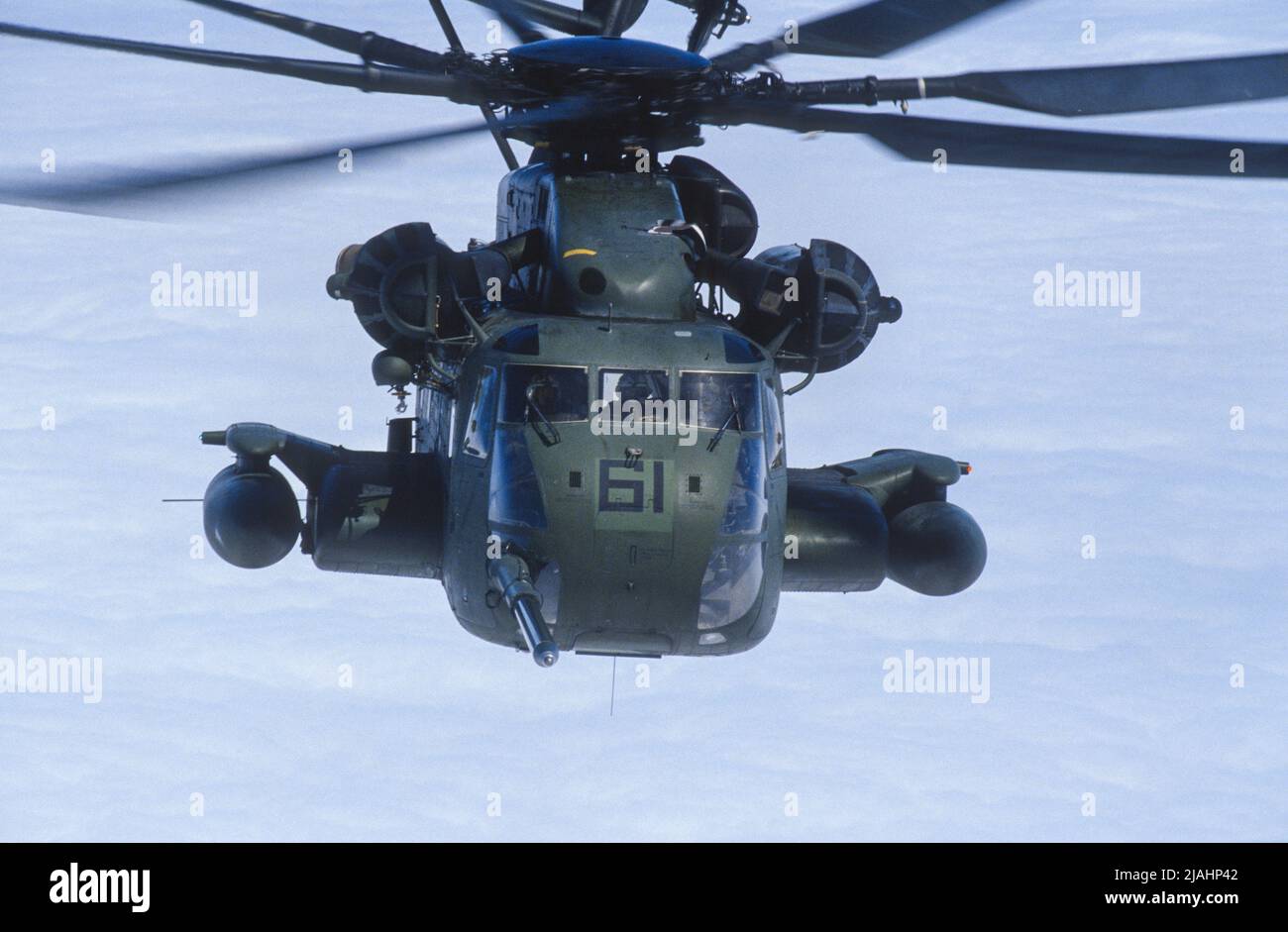 USMC CH53E Super Stallion in flight Stock Photo - Alamy