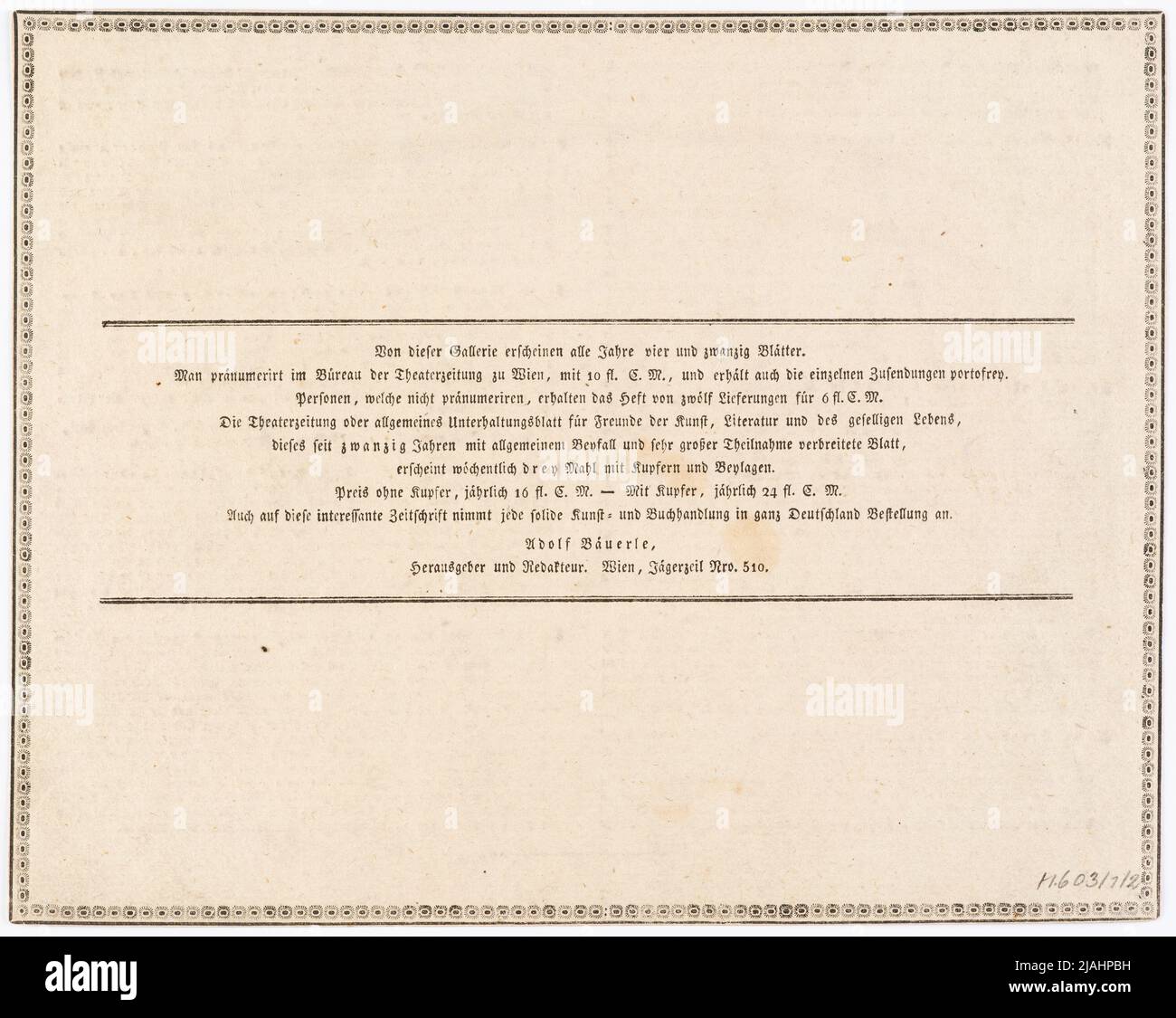 Gallerie Droller and interesting scenes of the Wiener-Bühnen, 1st year ...