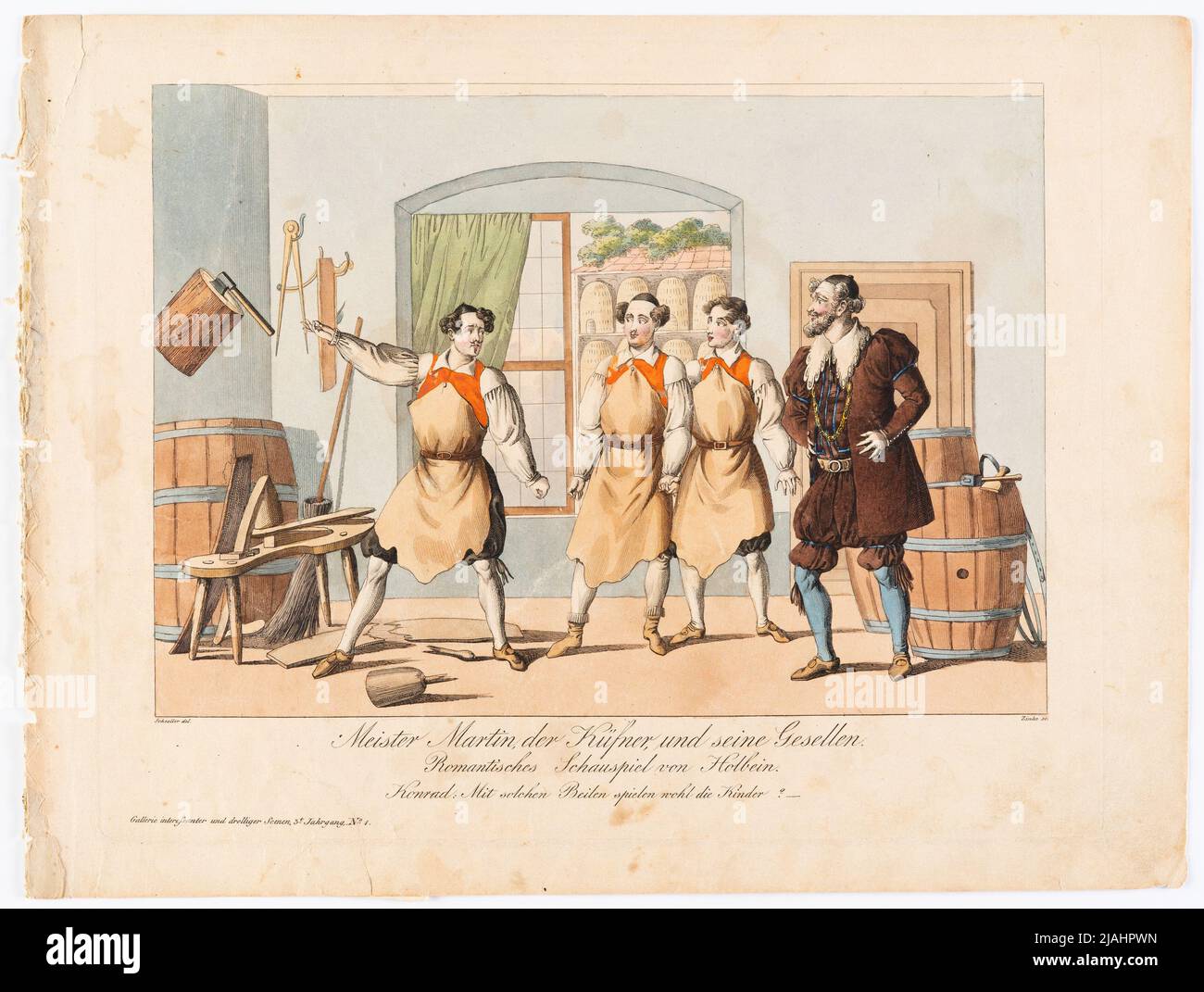 "Master Martin, the Küfner and his journeyman" by Holbein (Gallerie ...