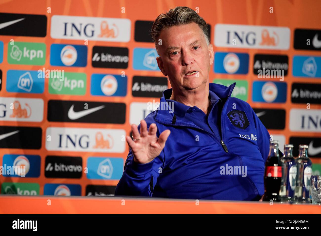 ZEIST, NETHERLANDS - MAY 30: coach Louis van Gaal of the Netherlands ...