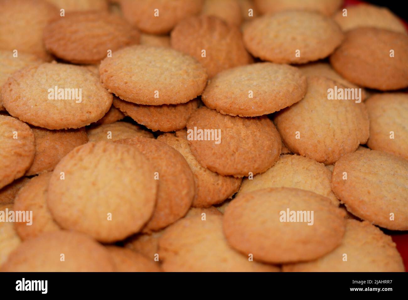 A pile of traditional Arabic cookies for celebration of Islamic ...