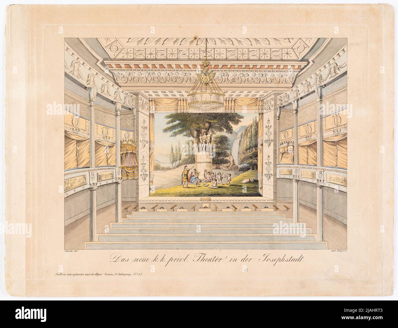 The new K.K. Privl. Theater in the Josephstadt (gallery of interesting ...