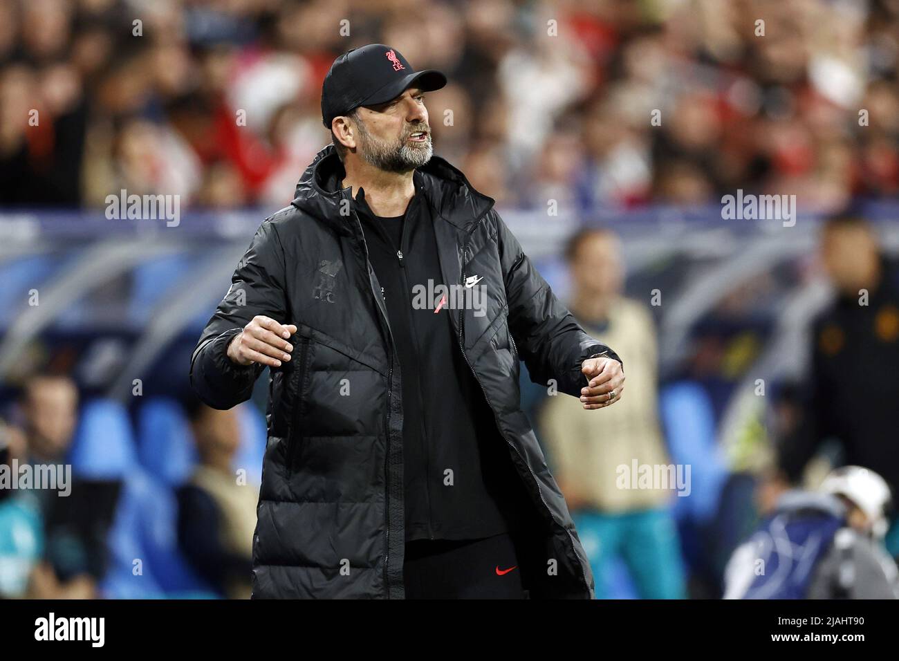 PARIS - Liverpool FC coach Jurgen Klopp during the UEFA Champions ...