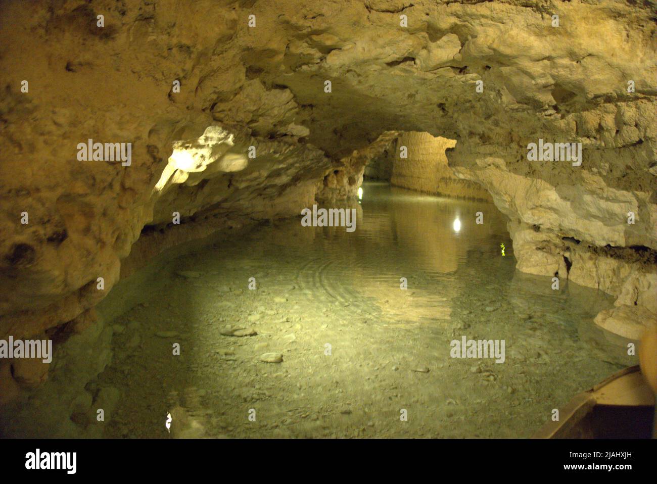 Underground water cave Stock Photo - Alamy