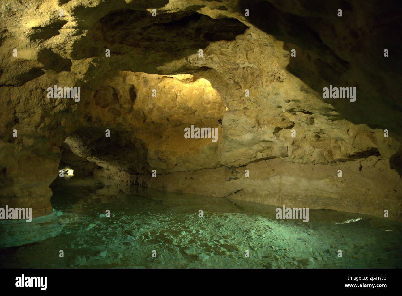Underground water cave Stock Photo - Alamy