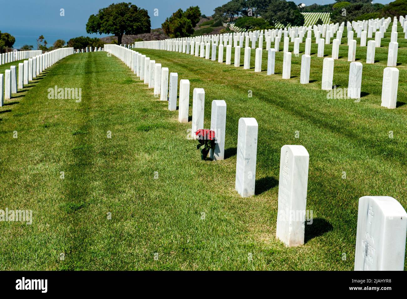 Fort Rosecrans National Cemetery Stock Photo - Alamy