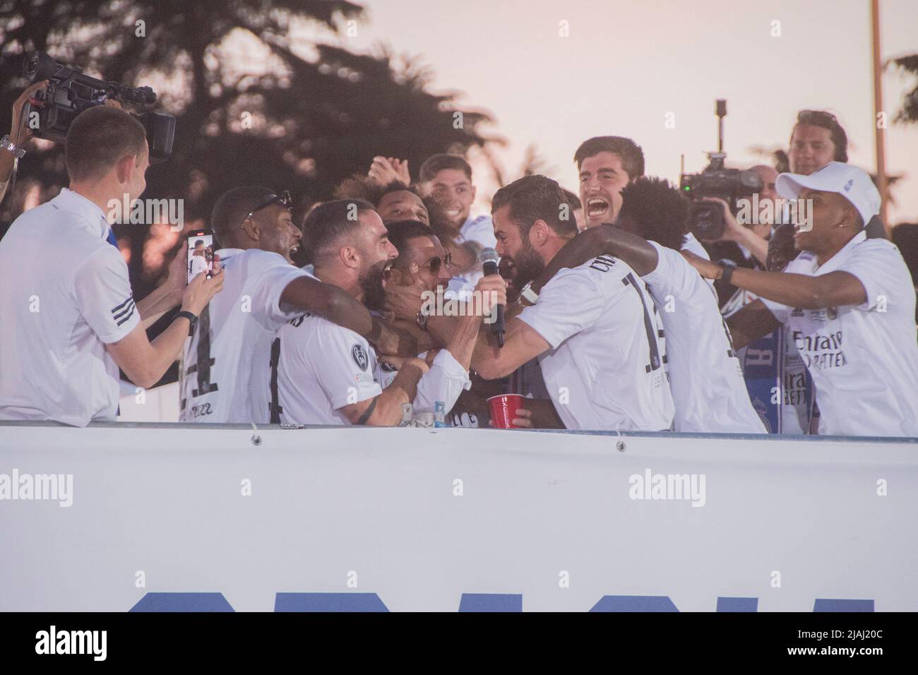 Madrid, Spain, 29/05/2022, Real Madrid celebrated this Sunday the ...