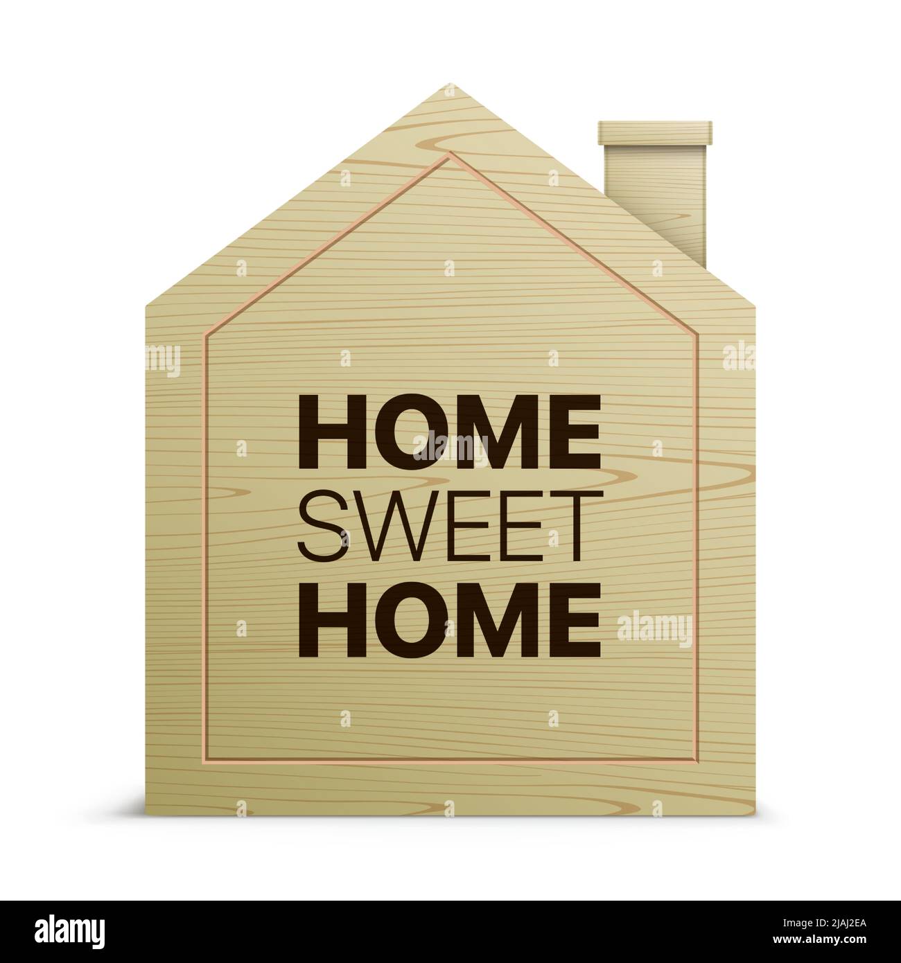 Home text on wooden Stock Vector Images - Alamy