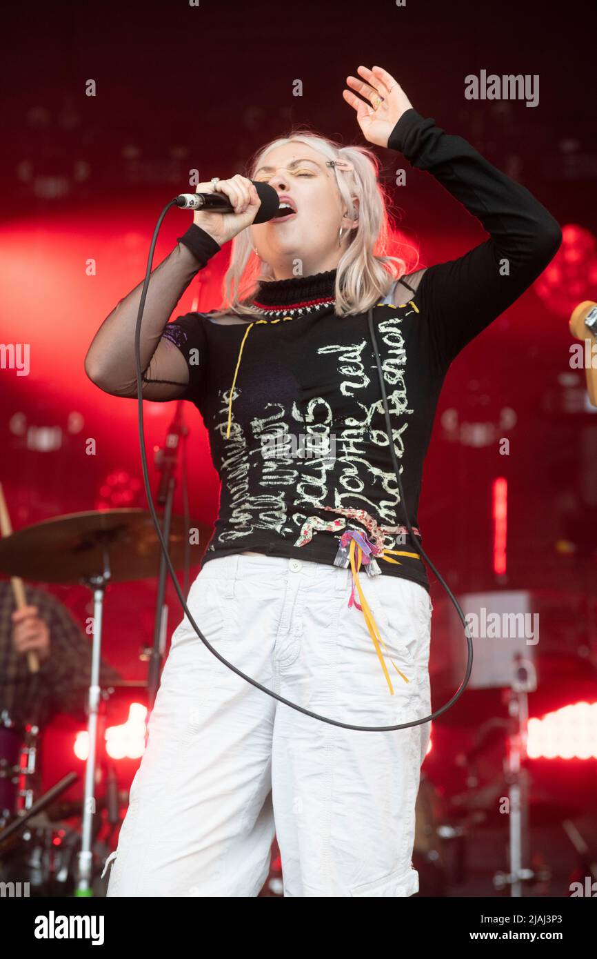 Lauran Hibberd at the Teddy Rocks 2022 festival Charisworth Farm ...