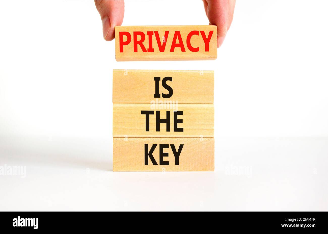 Privacy is the key symbol. Concept words Privacy is the key on wooden ...