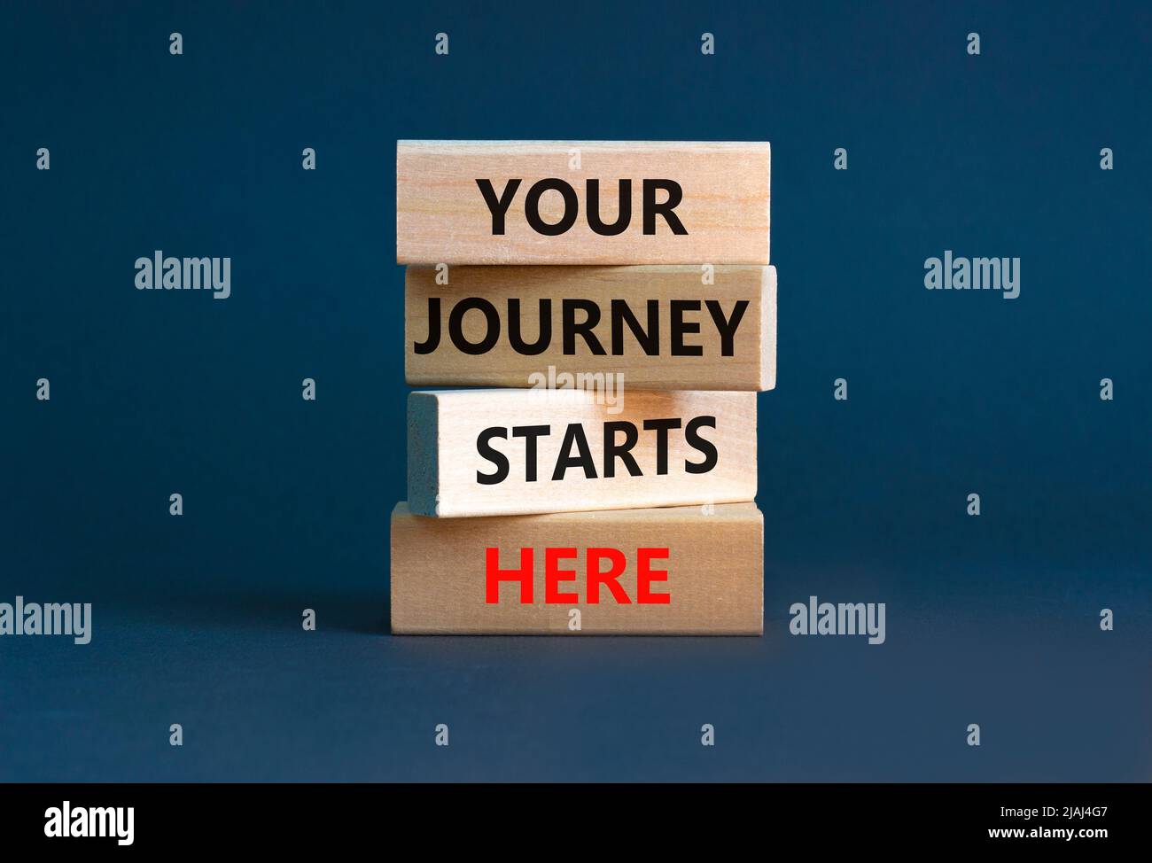 Your journey starts here symbol. Concept words Your journey starts here ...